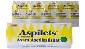 Aspilets - Manfaat, Harga, Efek Samping, Dosis - Apotek 24 Jam