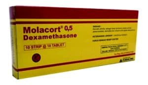 Molacort 0,5 mg - Manfaat, Harga, Efek Samping, Dosis - Apotek 24 Jam