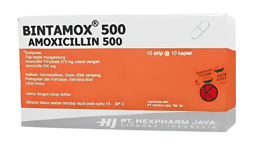 Bintamox 500 mg - Manfaat, Harga, Efek Samping, Dosis - Apotek 24 Jam