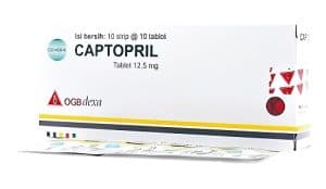 Captopril 12,5 mg 10 Tablet (Generik) - Manfaat, Harga, Efek Samping ...